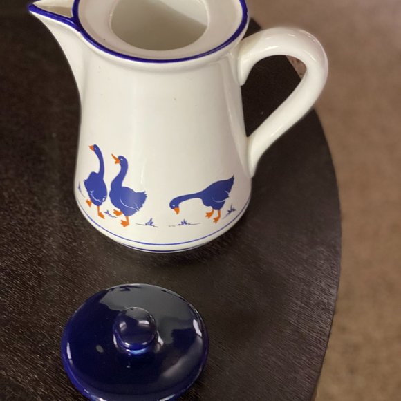 Rosenthal | Dining | Vintage Rosenthal Netter 7 Blue Geese Pitcher With ...